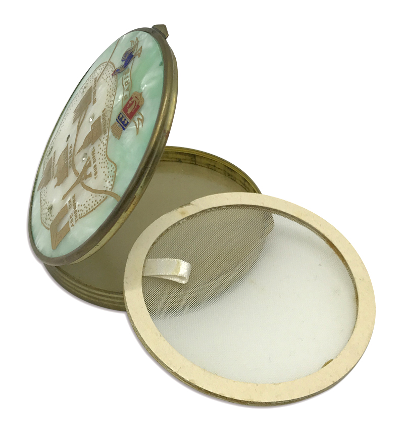 Rare French Celluloid Compact. 1940s – Wearenotashop