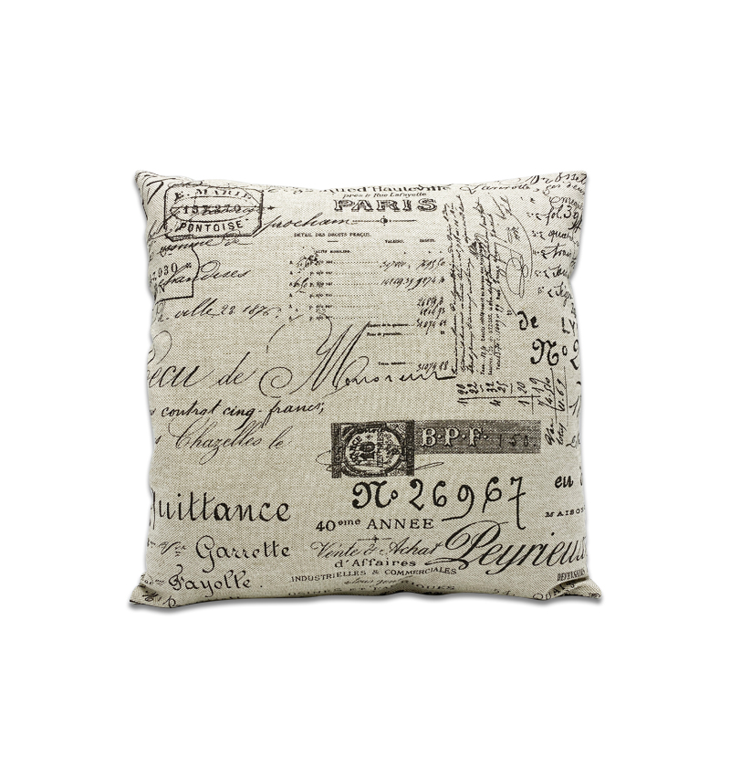 French Script Cushion Cover – Wearenotashop