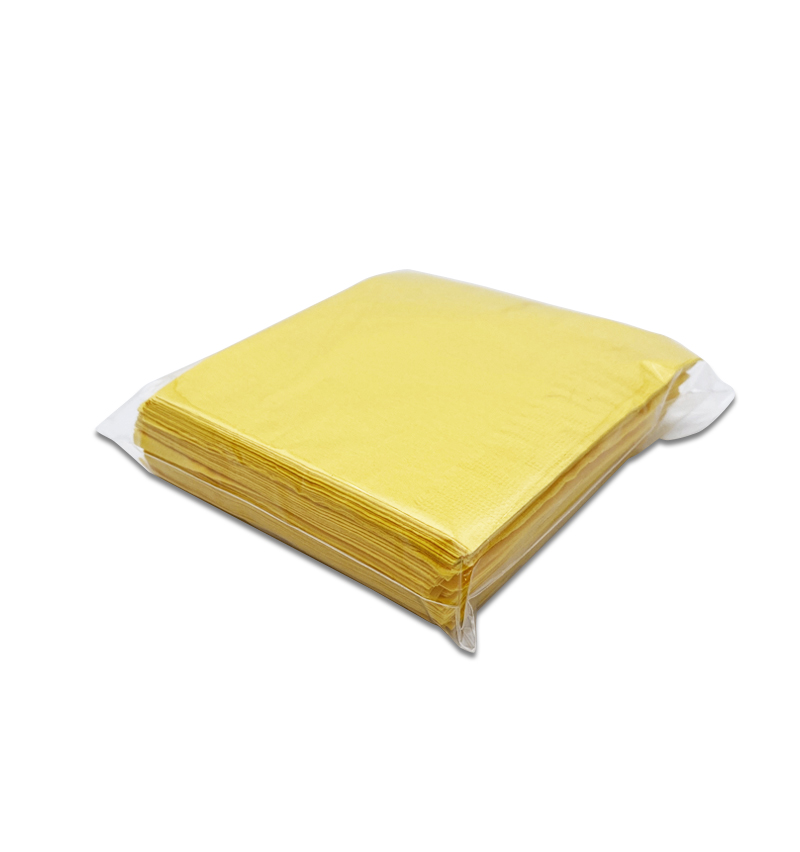 Pack Fifty Two Ply Tea / Cocktail Paper Serviettes – Brilliant Yellow ...