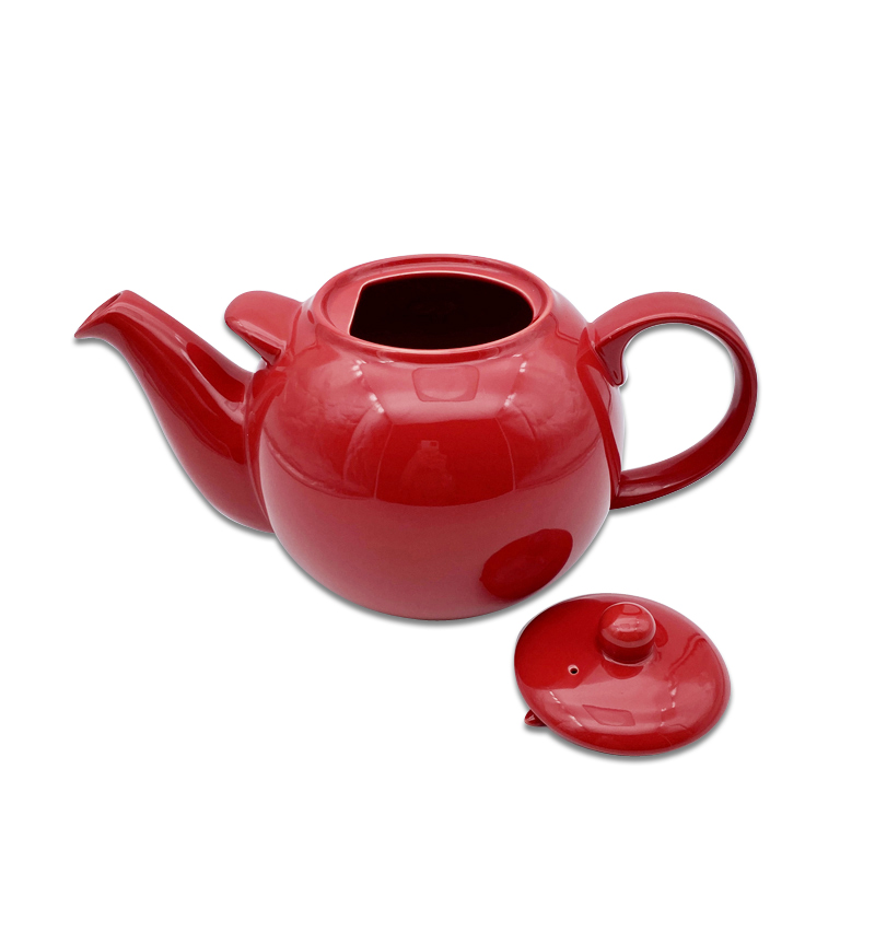 Ten Cup Globe Teapot By London Pottery – Bright Red – Wearenotashop