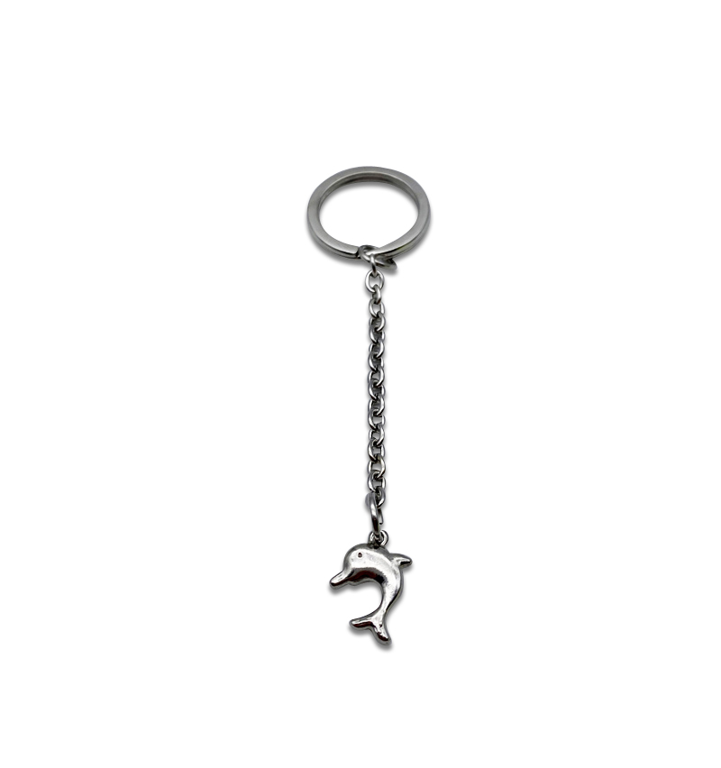Stainless Steel Keyring – Dolphin – Wearenotashop