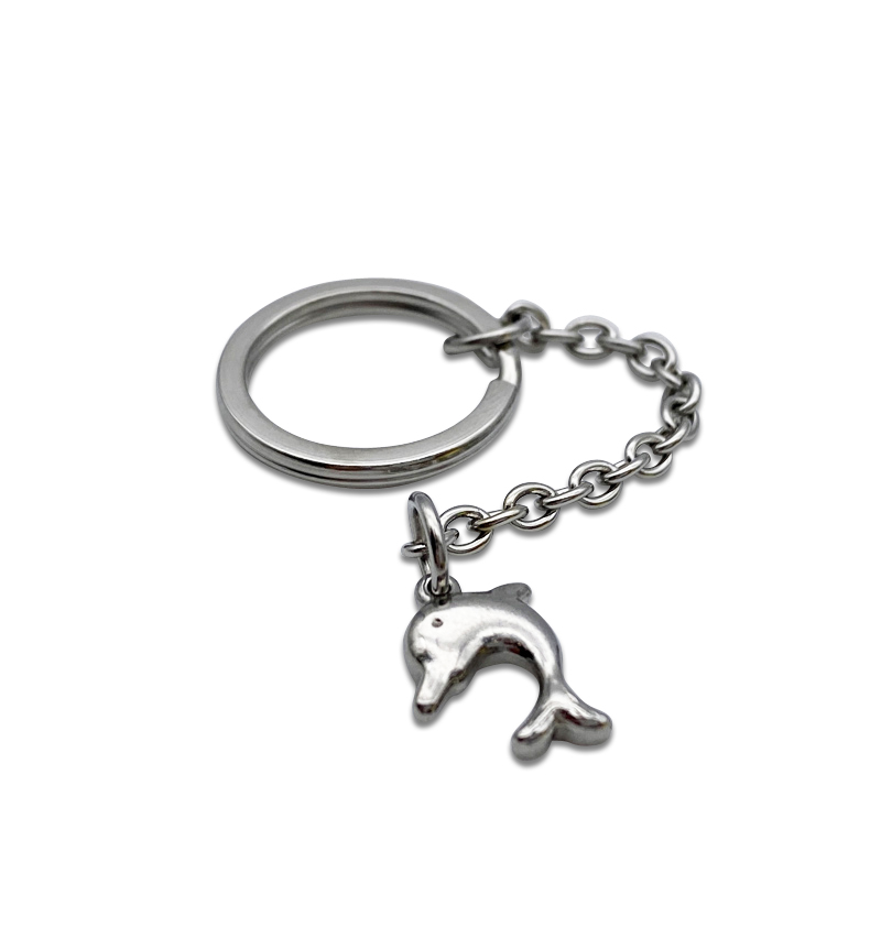 Stainless Steel Keyring – Dolphin – Wearenotashop