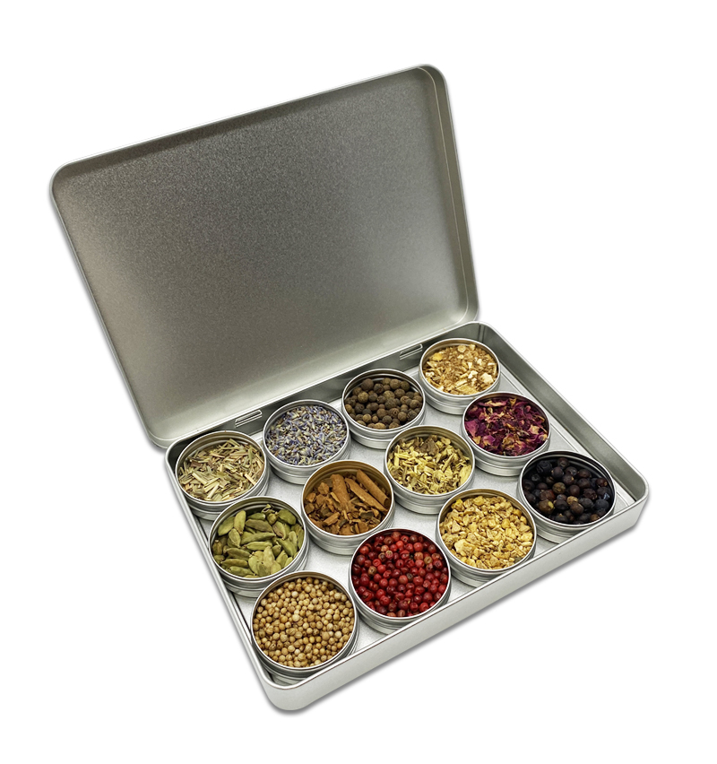 Gin Botanical Infusions Kit – Set Of Twelve Botanicals And Spices For ...