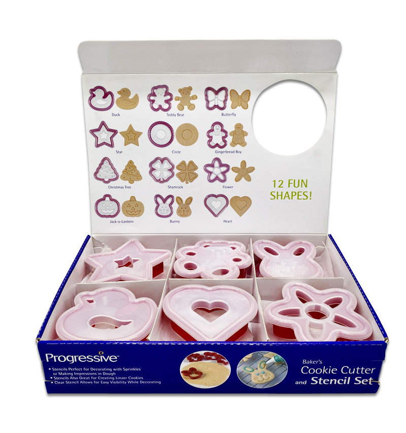 24 Piece Progressive Baker’s Cookie Cutter And Stencil Set – Wearenotashop