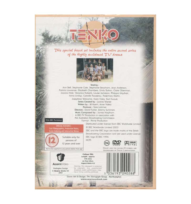Tenko – Series 2 – Parts 1 & 2 – Box Set – DVD – 12 – Wearenotashop