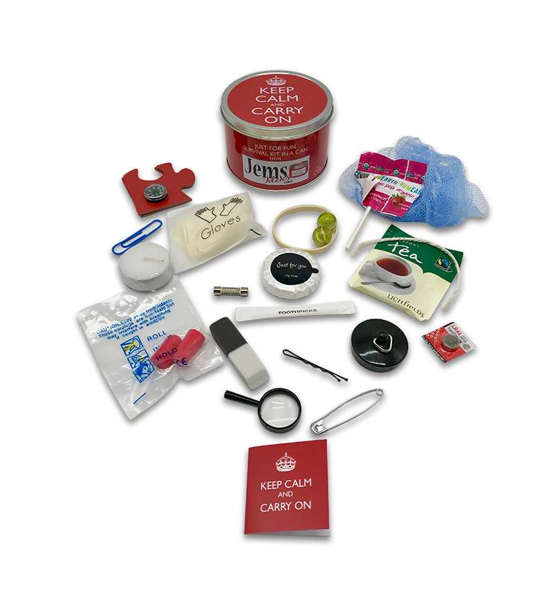 Keep Calm And Carry On Survival Kit In A Can – Wearenotashop