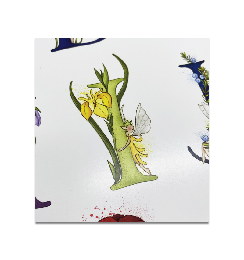 Wildflowers And Fairies Alphabet Poster – Wearenotashop