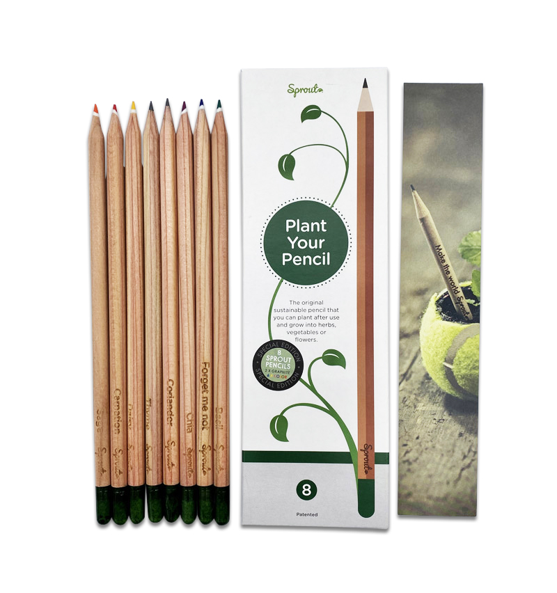 Sprout Pencils – Special Edition Boxed Set Of Eight Mixed ‘Plant Your ...