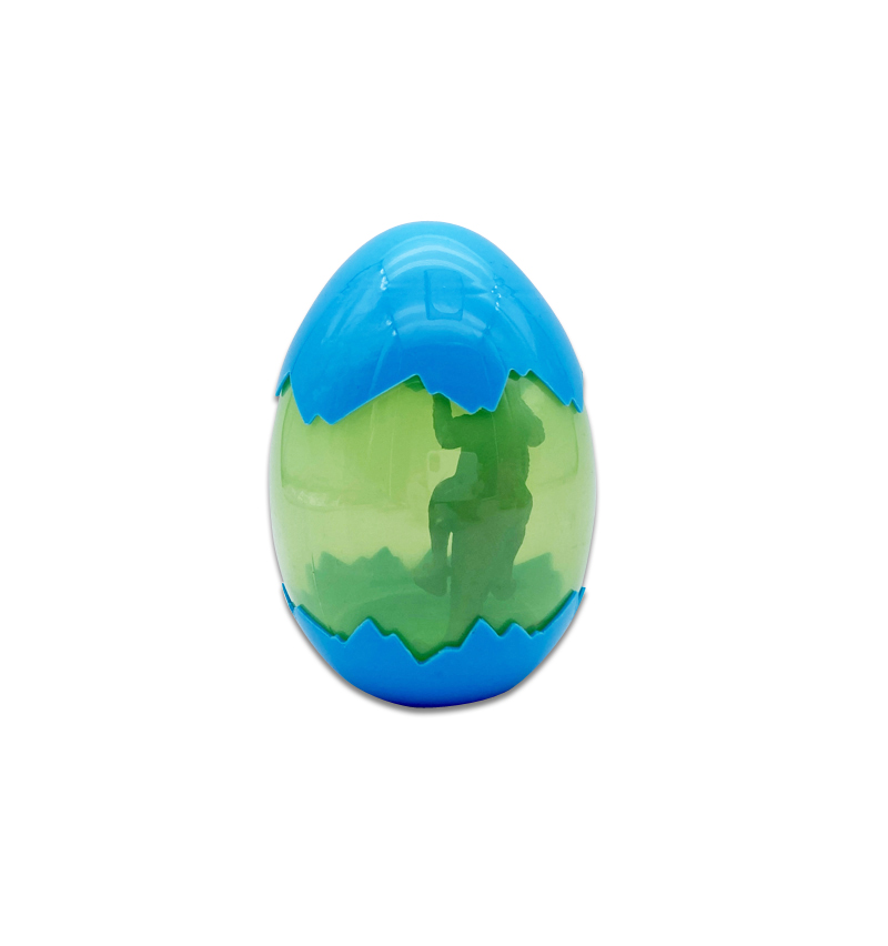 Bright And Cute Extra Large Plastic Egg With Dinosaur – Lime Green And ...
