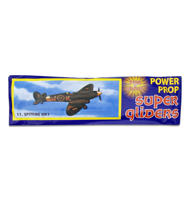 Play And Shoot Light Power Prop Super Glider – Spitfire MK1 – Wearenotashop