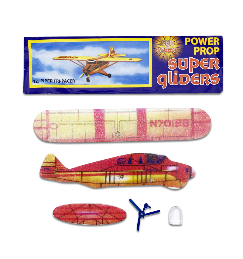 Play And Shoot Light Power Prop Super Glider – Piper Tri – Pacer ...