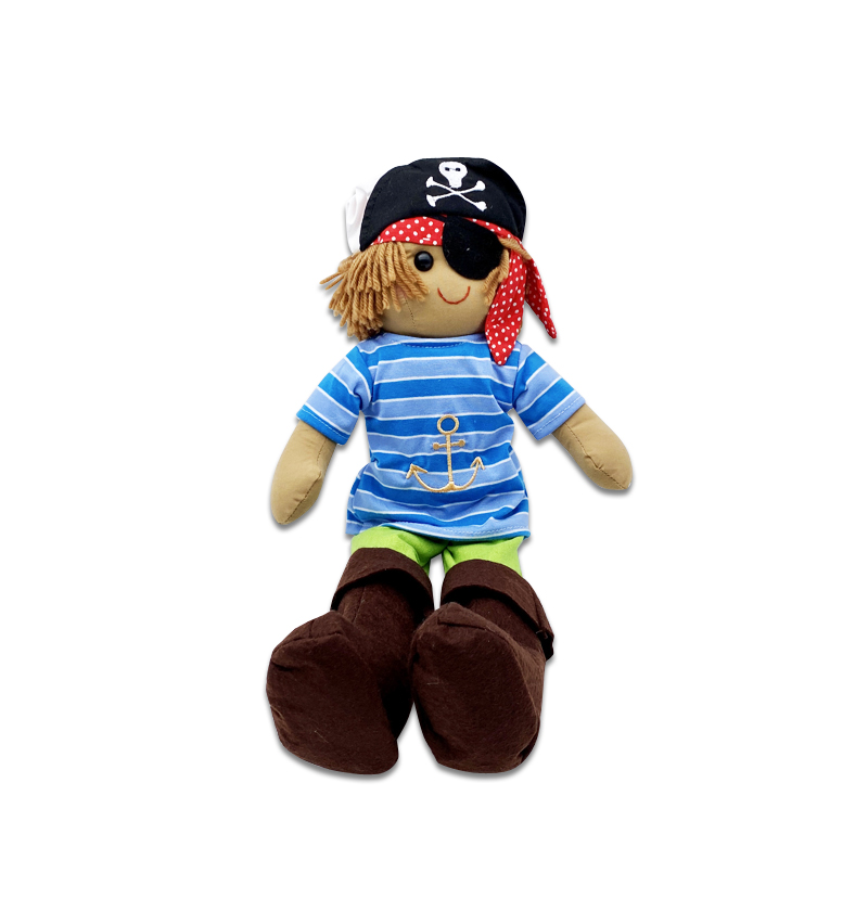 Peter The Pirate Rag Doll – Wearenotashop