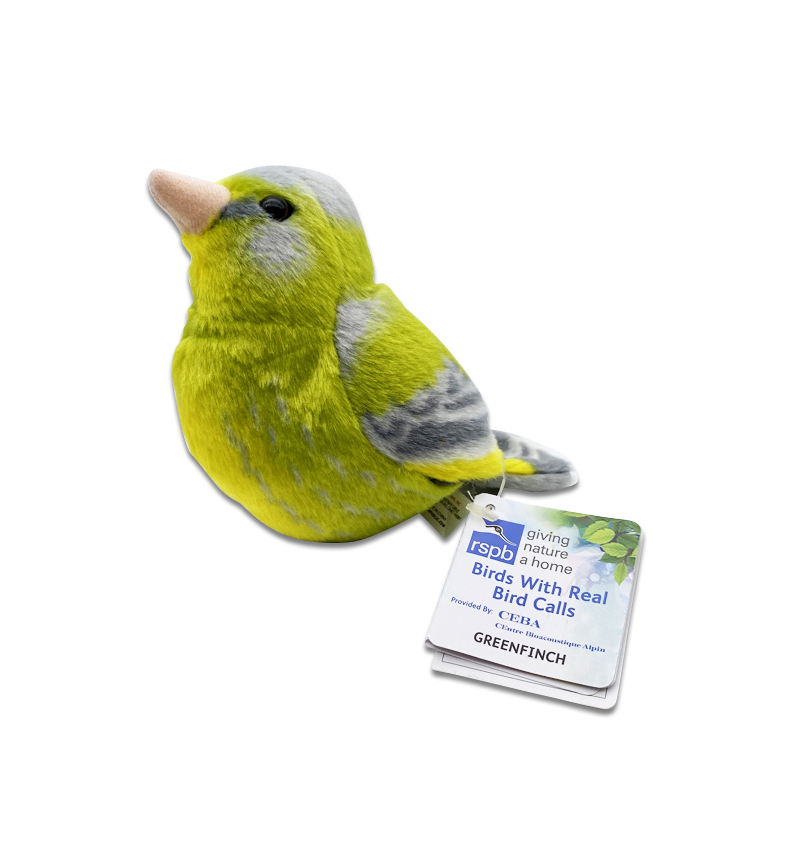 Singing Soft Toy Bird – Greenfinch – Wearenotashop