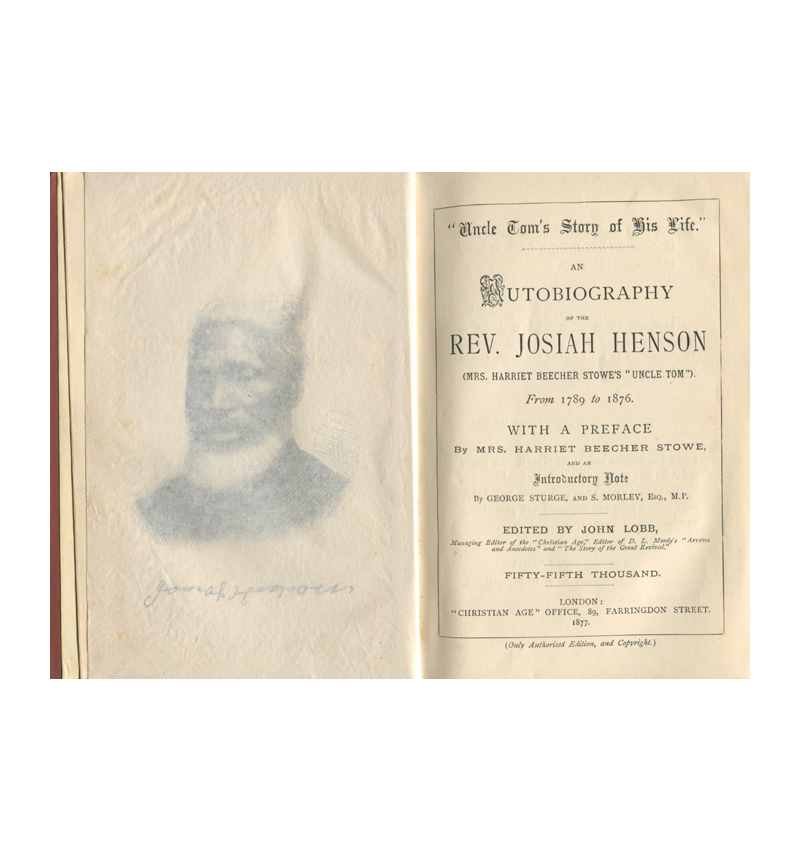 RARE: Uncle Tom’s Story of His Life From 1789 to 1876 by Rev. Josiah ...