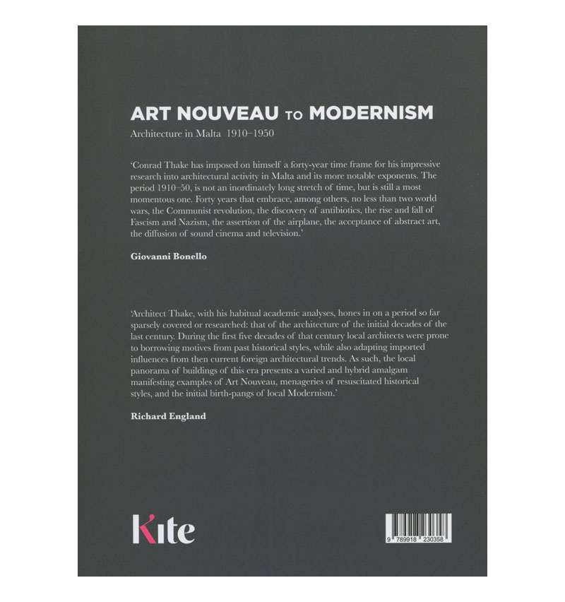 Art Nouveau to Modernism – Architecture in Malta, 1910-1950 By Conrad ...