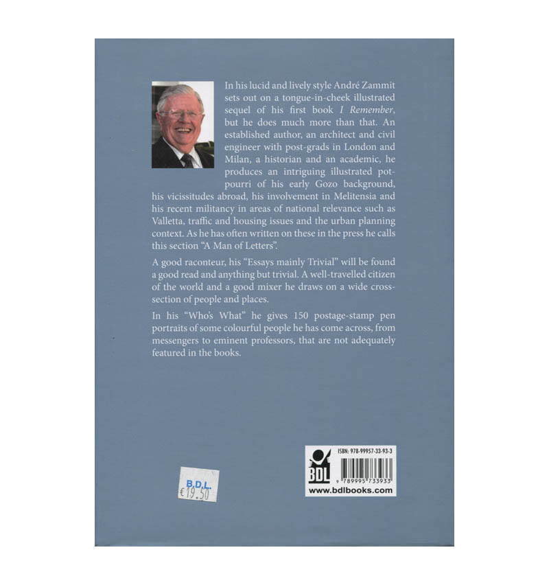 I Forgot! A Sequel To ‘I Remember’ By Andre Zammit – Wearenotashop