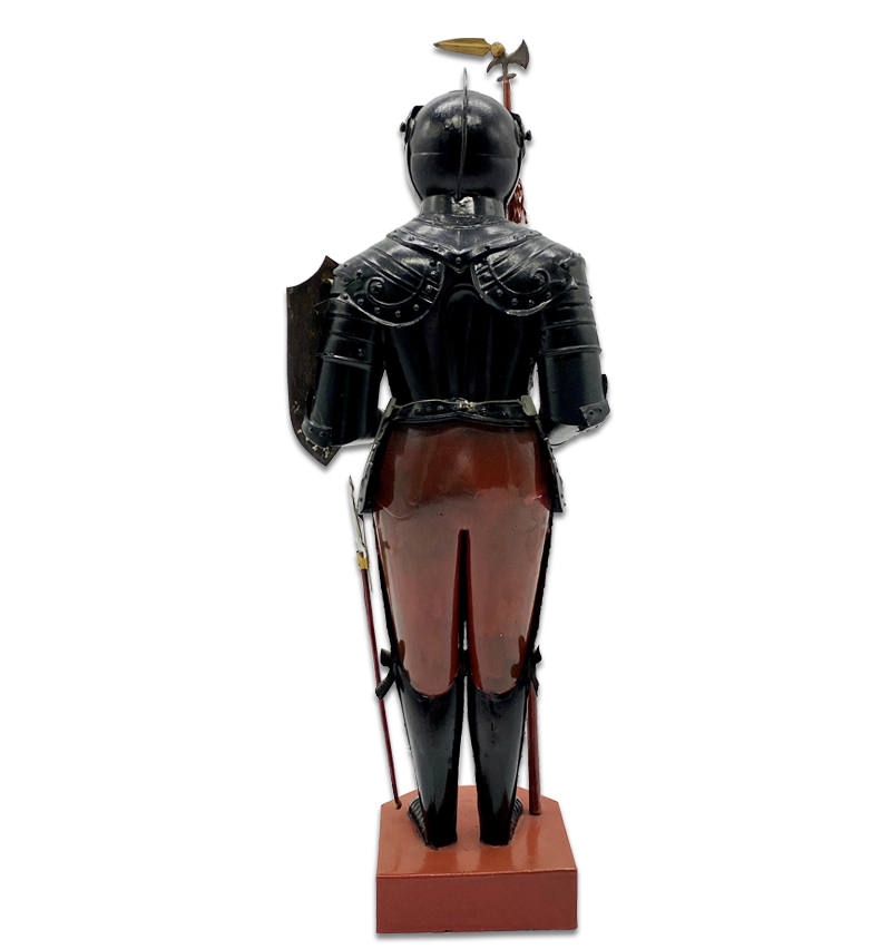 Vintage Minature Suit Of Armour – Maltese Knight Of St. John – Black ...