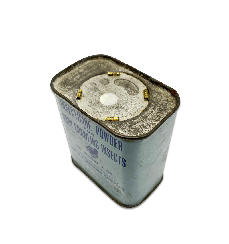 Small Vintage Tin Marked ‘ Insecticide Powder For Body Crawling Insects ...