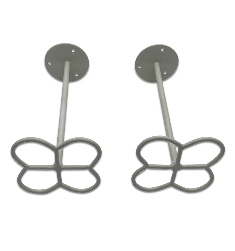 Pair Of New White Metal Curtain Tie – Backs – Wearenotashop