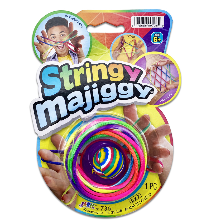 Stringy Majiggy Neon Cats Cradle (And Other Finger Winding Tricks) Plus ...