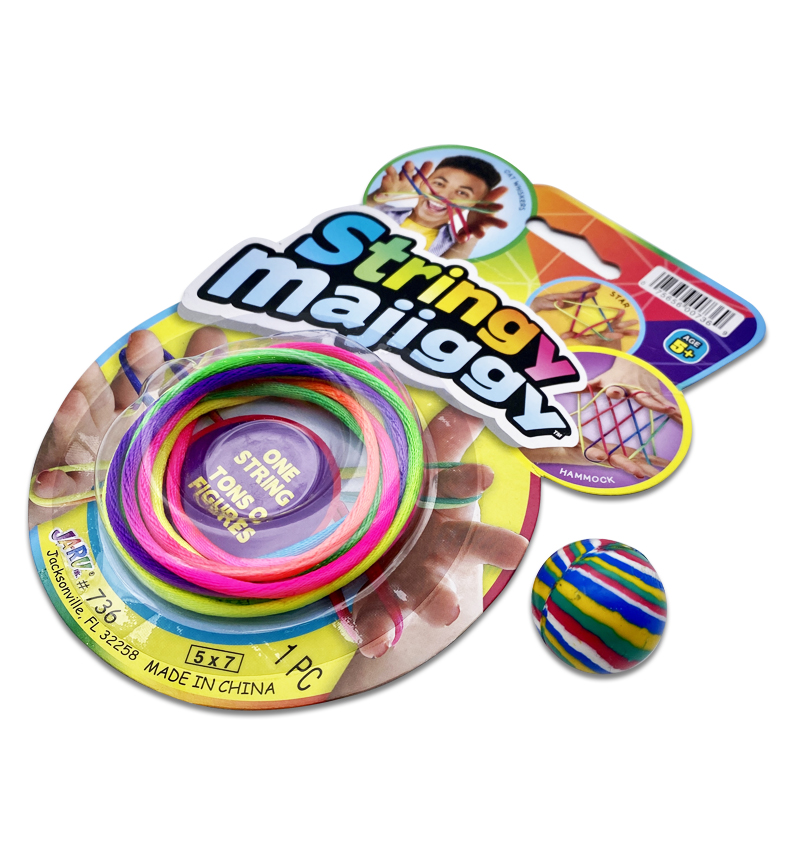 Stringy Majiggy Neon Cats Cradle (And Other Finger Winding Tricks) Plus ...