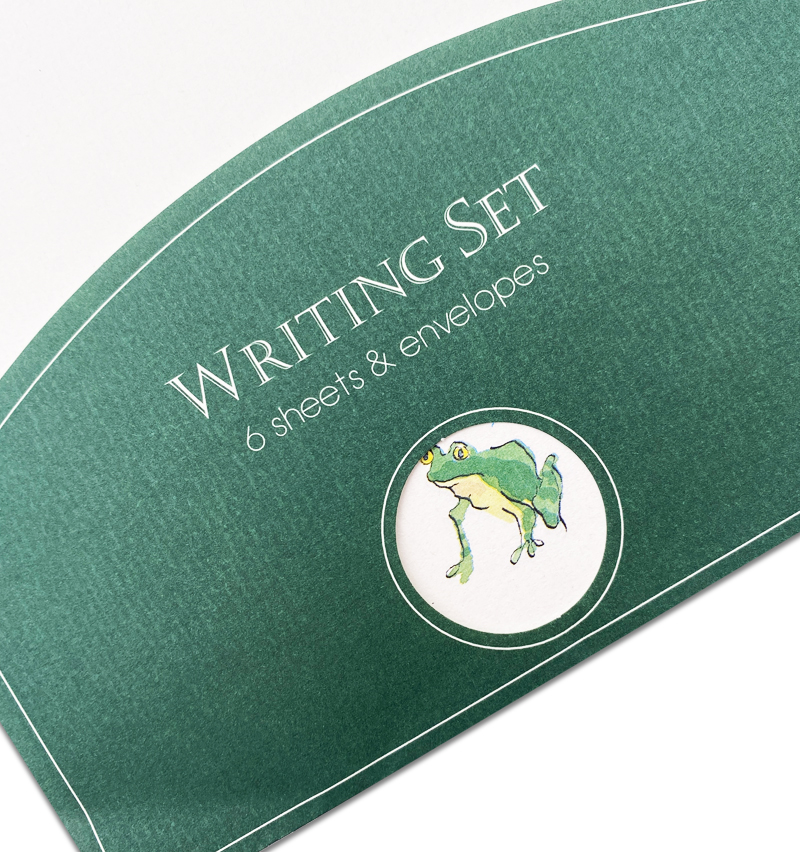 Googly Frogs Writing Set – Set Six Sheets Of Frog Headed Paper With ...
