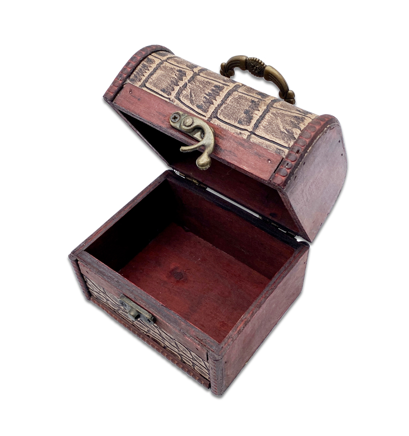 Brand New Vintage – Style Jewellery Treasure / Trinket Box – Aligator ...