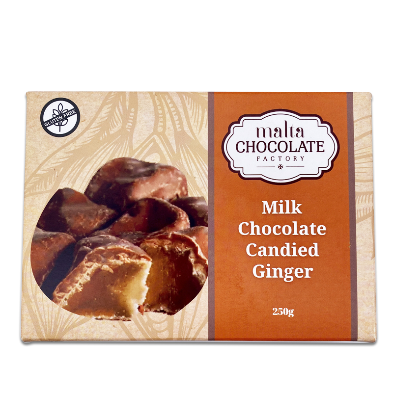 Malta Chocolate Factory – Milk Chocolate Candied Ginger – Wearenotashop