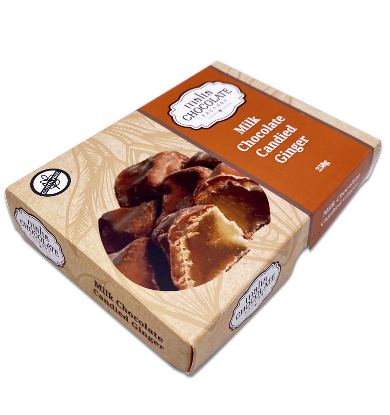 Malta Chocolate Factory – Milk Chocolate Candied Ginger – Wearenotashop