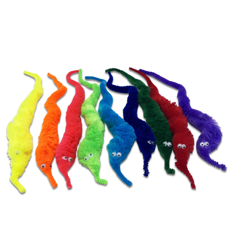 Fluorescent Magic Squiggly Worms – Wearenotashop