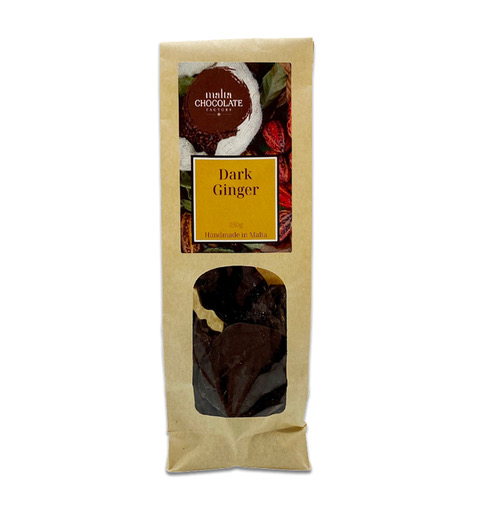 Dark Ginger Chocolates – 250g – Malta Chocolate Factory – Wearenotashop