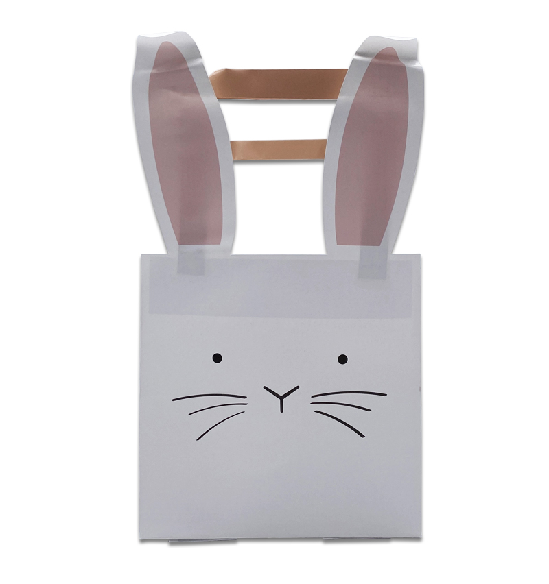 Pack Of Five Easter Bunny Party Bags – Assorted Colours – Wearenotashop