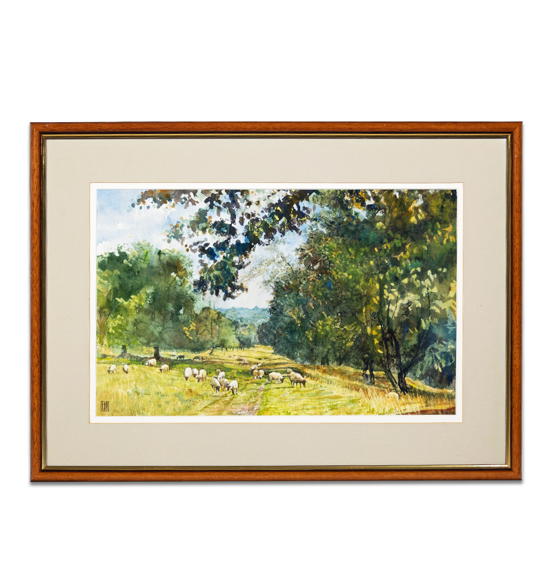 Original Watercolour – Talybont, South Wales – Leo Gibbons-Smith ...