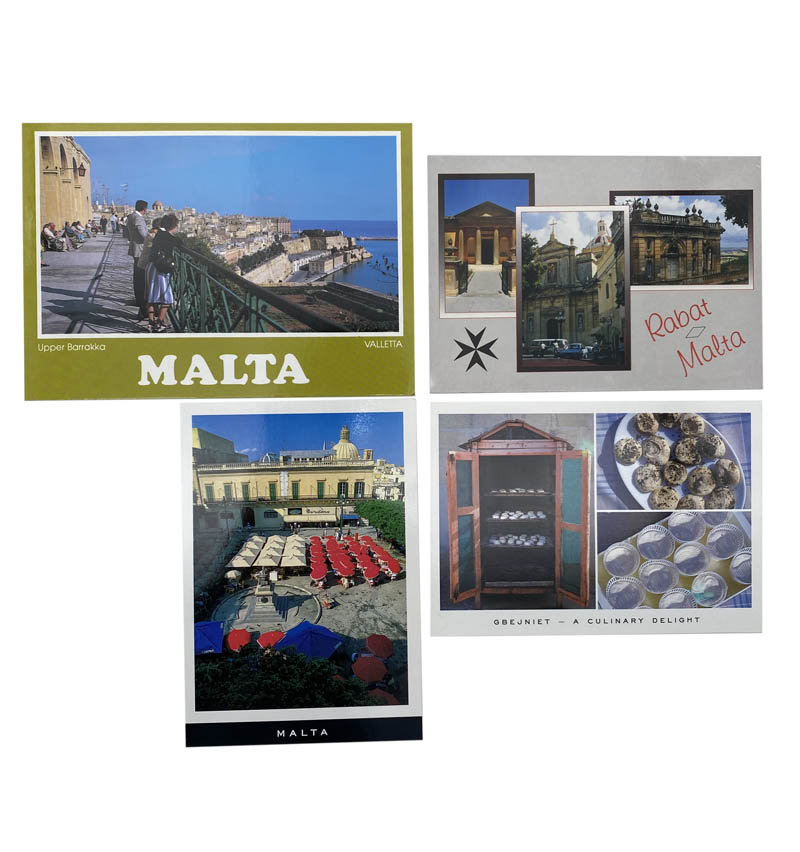 Four Assorted Postcards – Various Maltese Views And Traditions – No ...