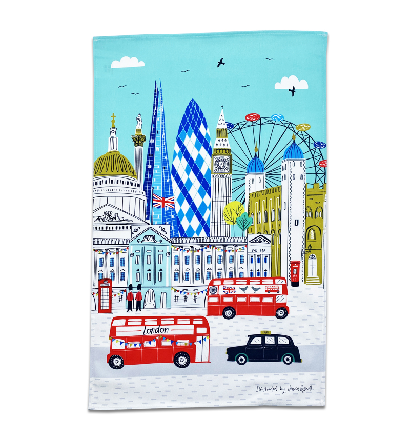 Skyline Tea Towel – London – Wearenotashop