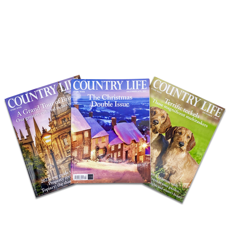 Three Country Life Magazines – December 2022 – Wearenotashop