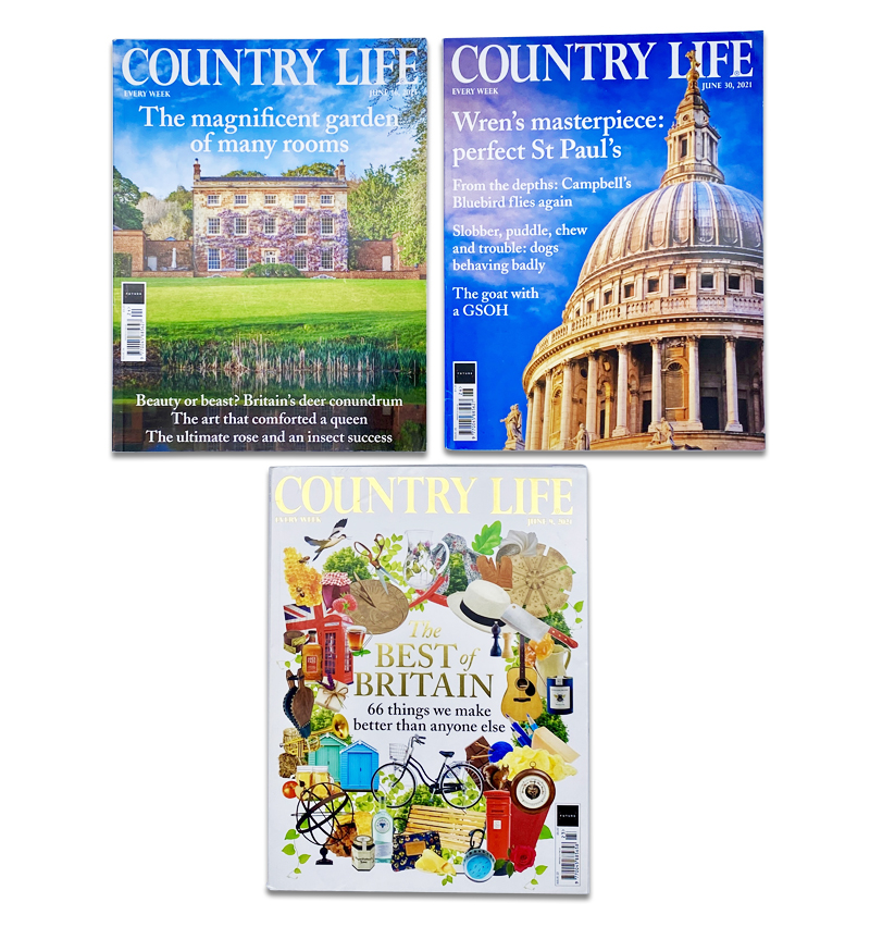 Five Country Life Magazines – June 2021 – Wearenotashop