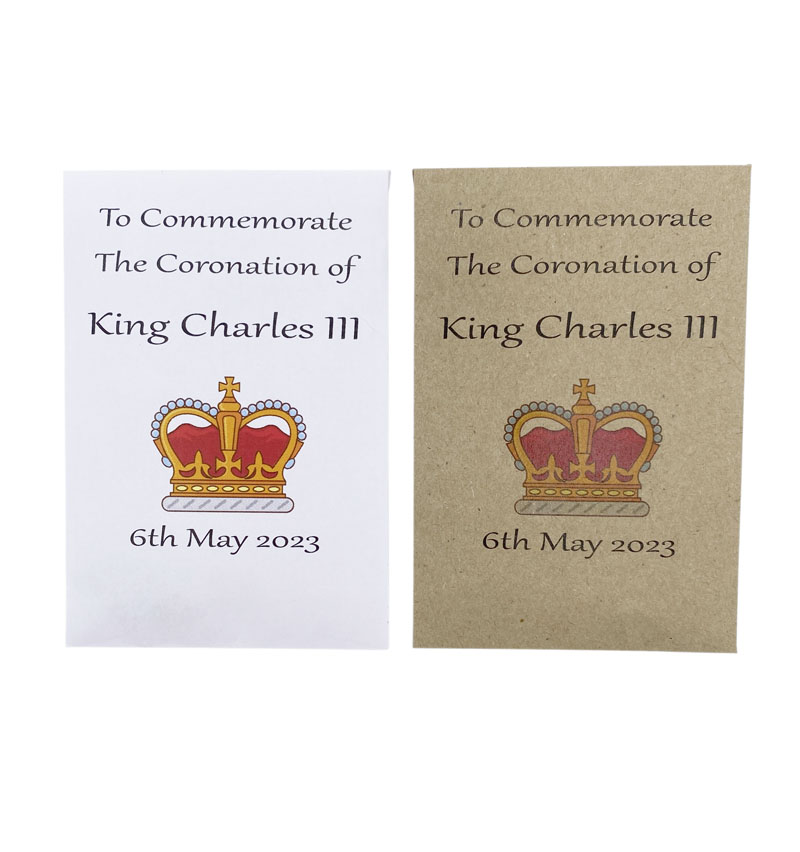 The Coronation Of King Charles III – Crown Decorated Envelopes Of Seeds ...