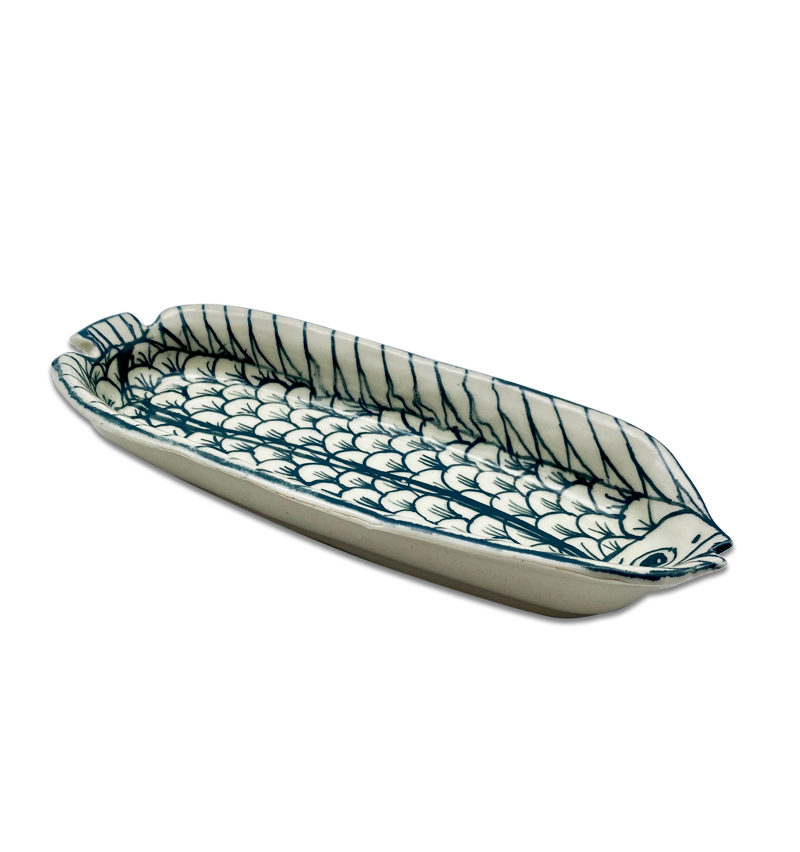 Long Oval Green Ceramic Fish Dish – MALTA. R. C – Wearenotashop