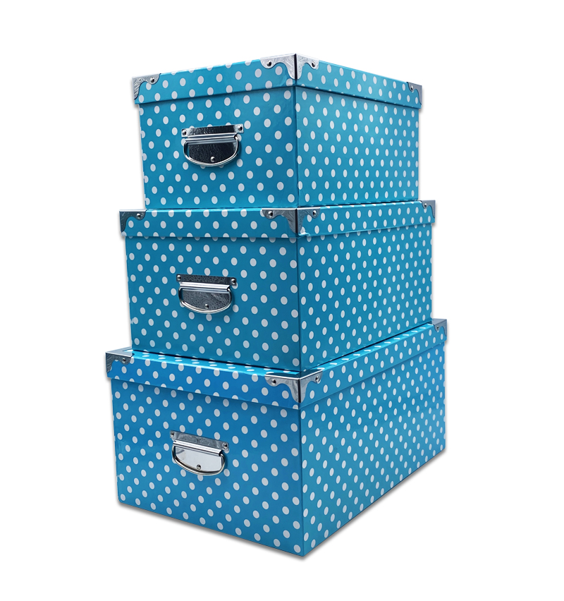 Nest Of Three Polka Dot Storage Boxes – Wearenotashop