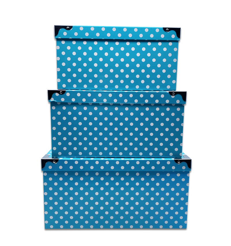 Nest Of Three Polka Dot Storage Boxes – Wearenotashop