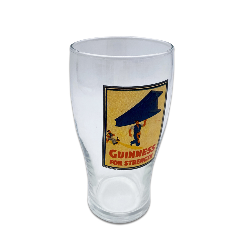 Vintage One Pint Guinness For Strength Glass – Wearenotashop