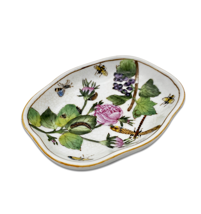 Ceramic India Jane Insects And Floral Trinket Dish – Wearenotashop