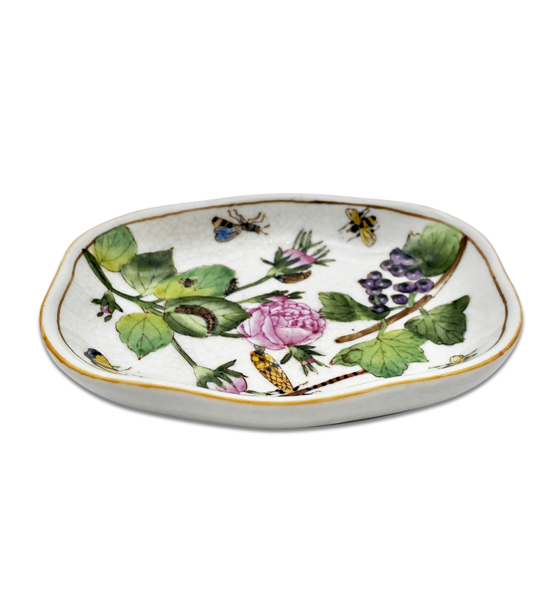 Ceramic India Jane Insects And Floral Trinket Dish – Wearenotashop