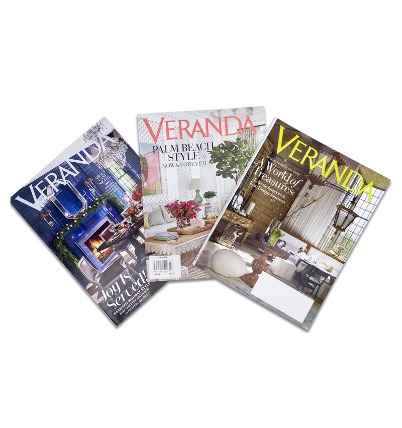 Three Veranda Magazines – 2018/2019/2021 – Wearenotashop