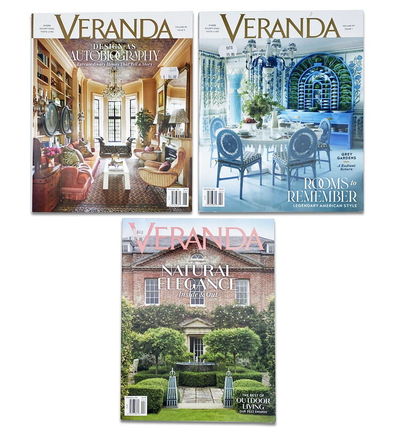 Three Veranda Magazines – 2022/2023 – Wearenotashop