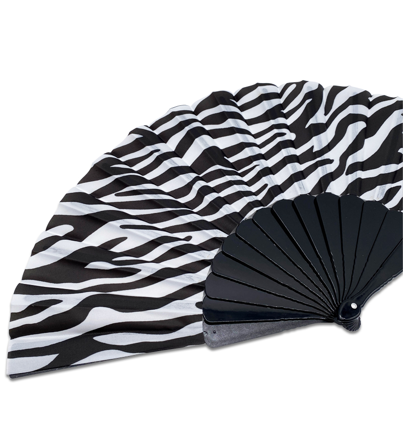 Zebra Print Folding Fan – Wearenotashop
