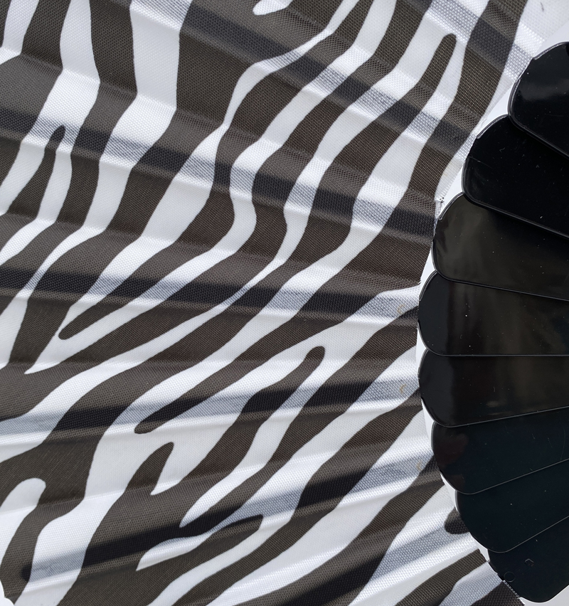 Zebra Print Folding Fan – Wearenotashop