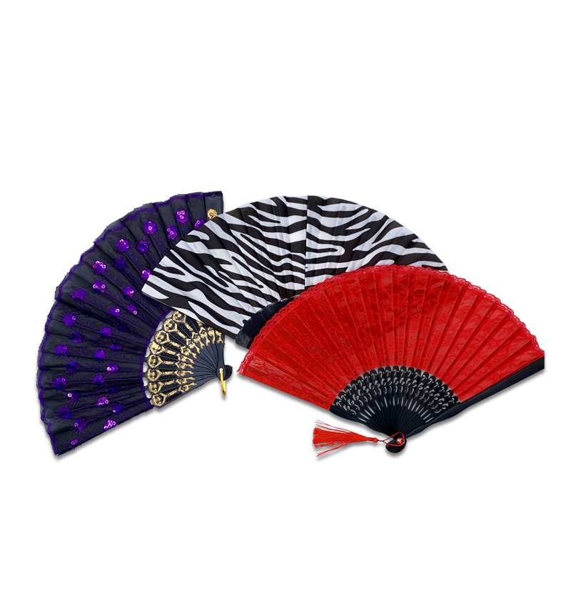 Zebra Print Folding Fan – Wearenotashop
