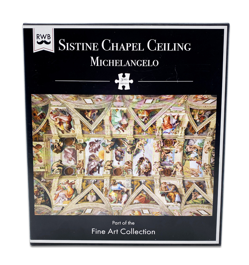Sistine Chapel Ceiling By Michelangelo 300 Piece Wooden Jigsaw Puzzle ...